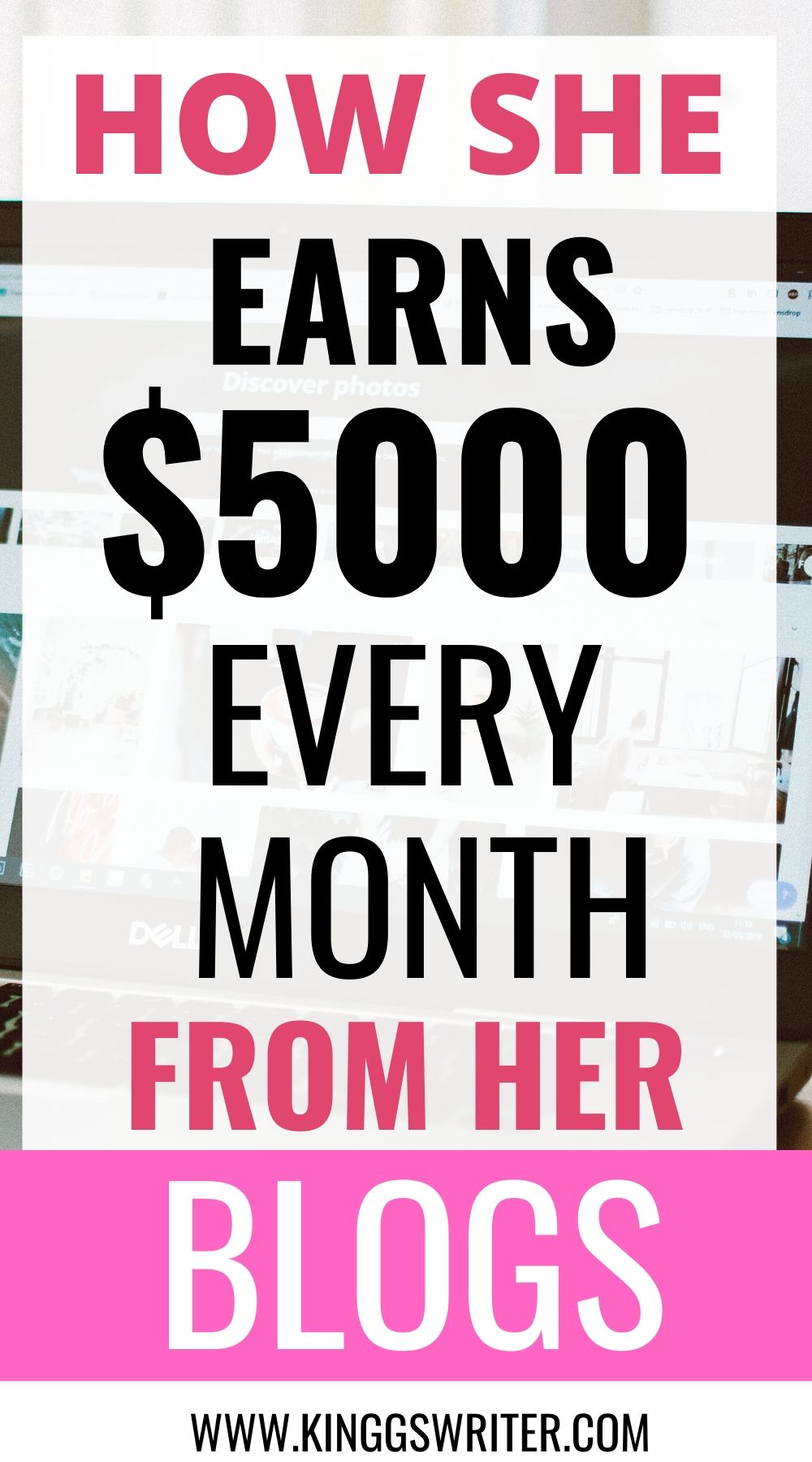 How This Blogger Earns $5000 From Her Blogs Monthly